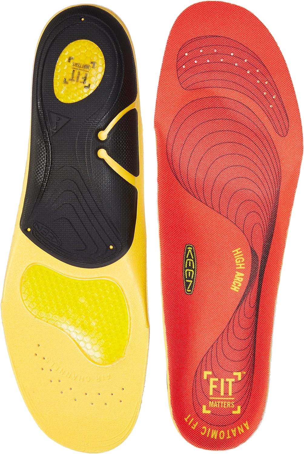 KEEN Utility Mens K-30 Gel Insole for High Arches Accessories, Red, XL ...