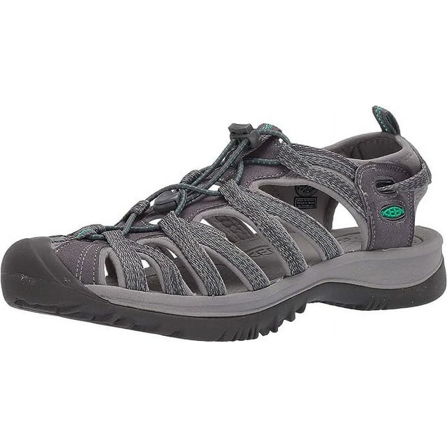 KEEN Women's Whisper Closed Toe Sport Sandals | MEDIUM GREY/PEACOCK ...