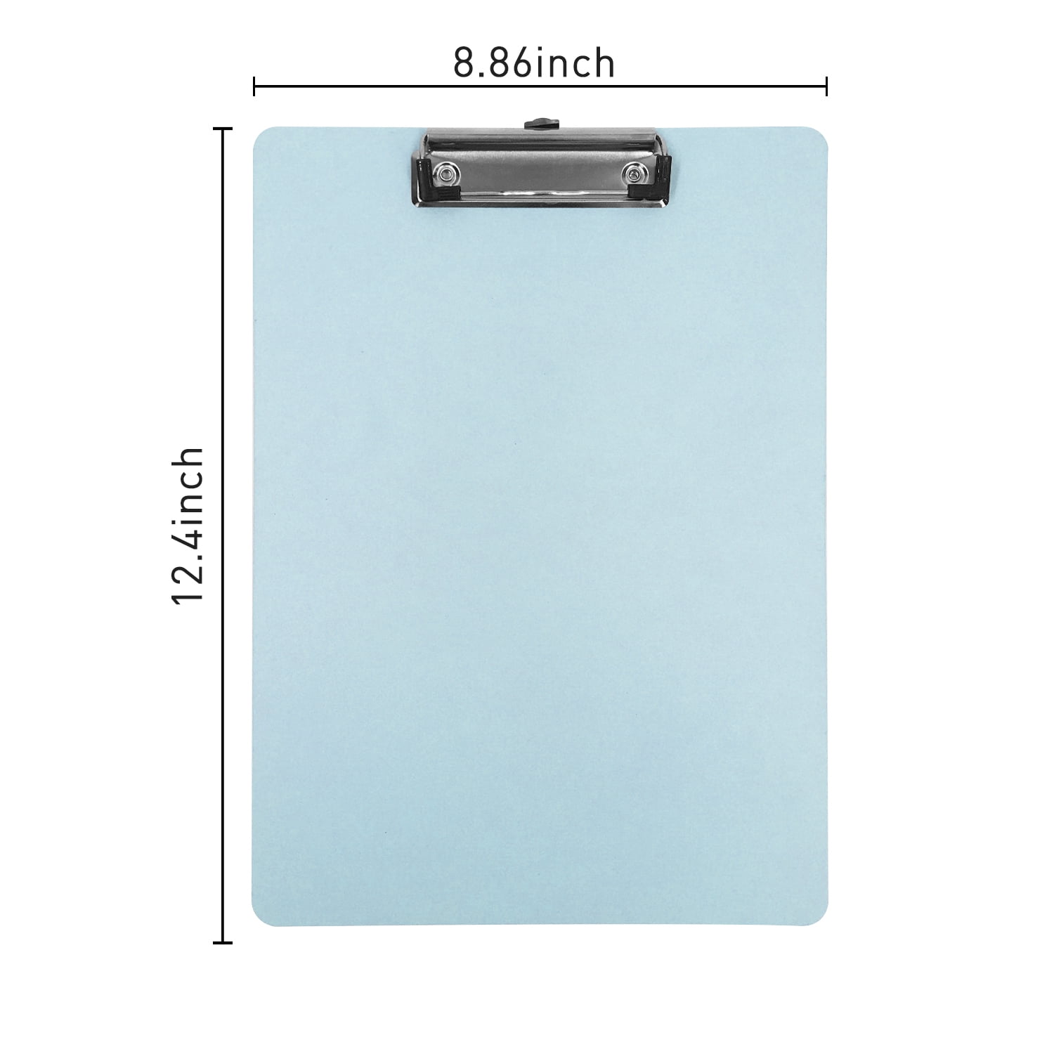 KEENJORIKA 4 Pack Plastic Clipboard, Assorted Colors, Lightweight, A4 ...