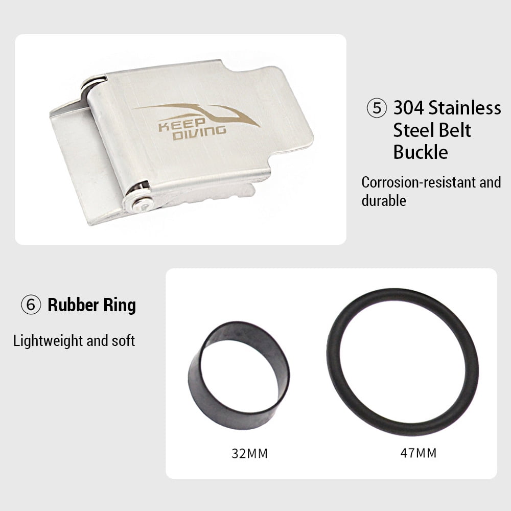 KEEP DIVING Backplate Harness,Harness Set Free Adjustable Harness Set ...