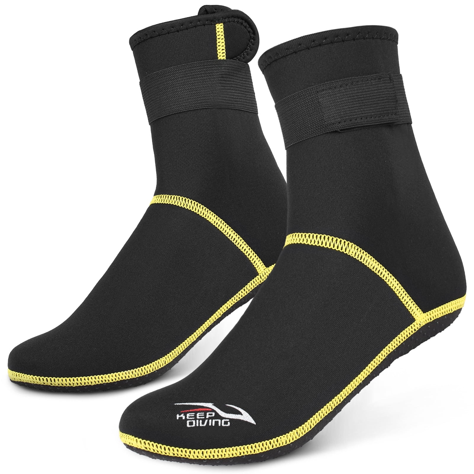 KEEP DIVING Diving Socks 3mm Neoprene Beach Socks Thermal Wetsuit Boots ...