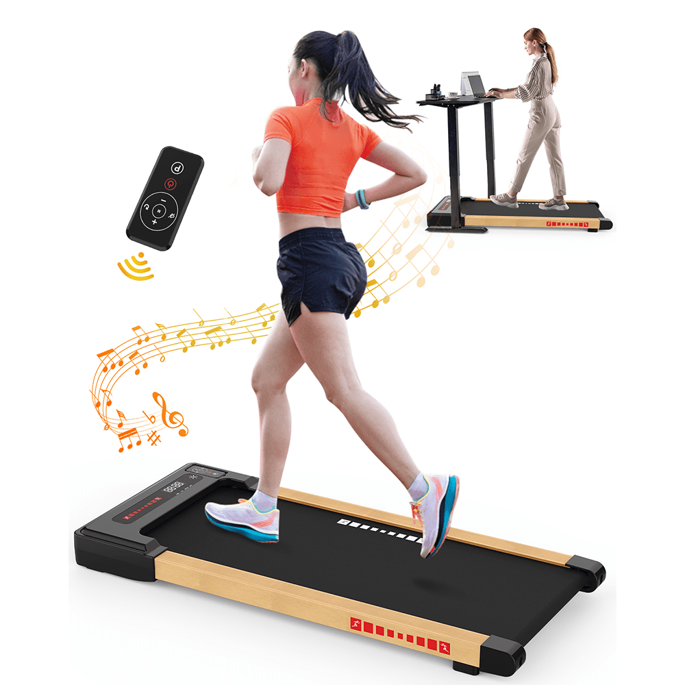 Under Desk Treadmill, Adjustable Indoor Walking Running Exercise ...