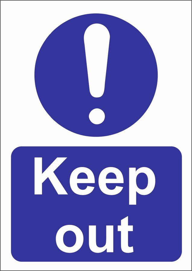 KEEP OUT Metal Sign OR FOAMEX SITE SIGN SITE SAFETY MANDATORY SIGN Size ...
