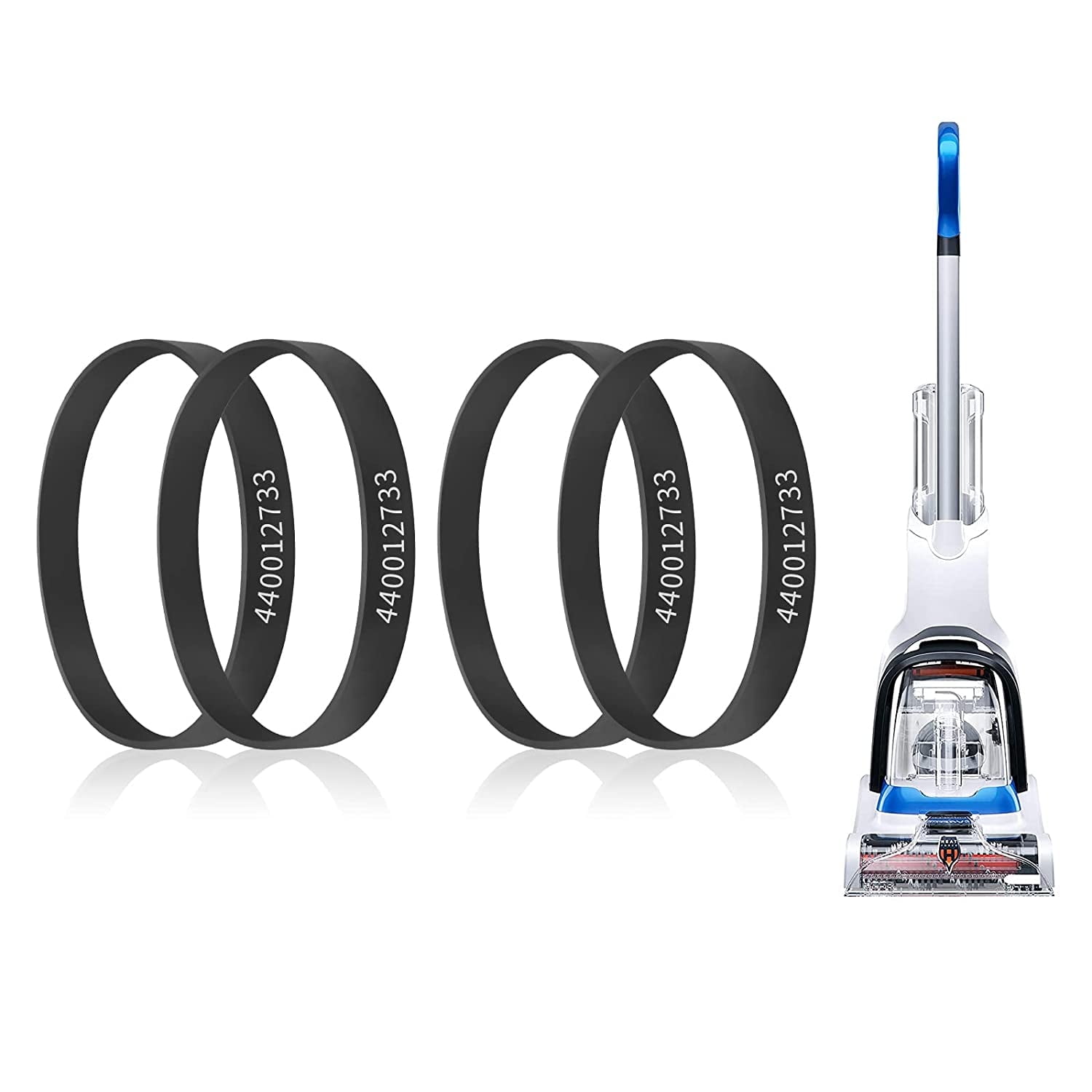 KEEPOW Vacuum Belts, Compatible with Hoover PowerDash Pet FH50700 ...