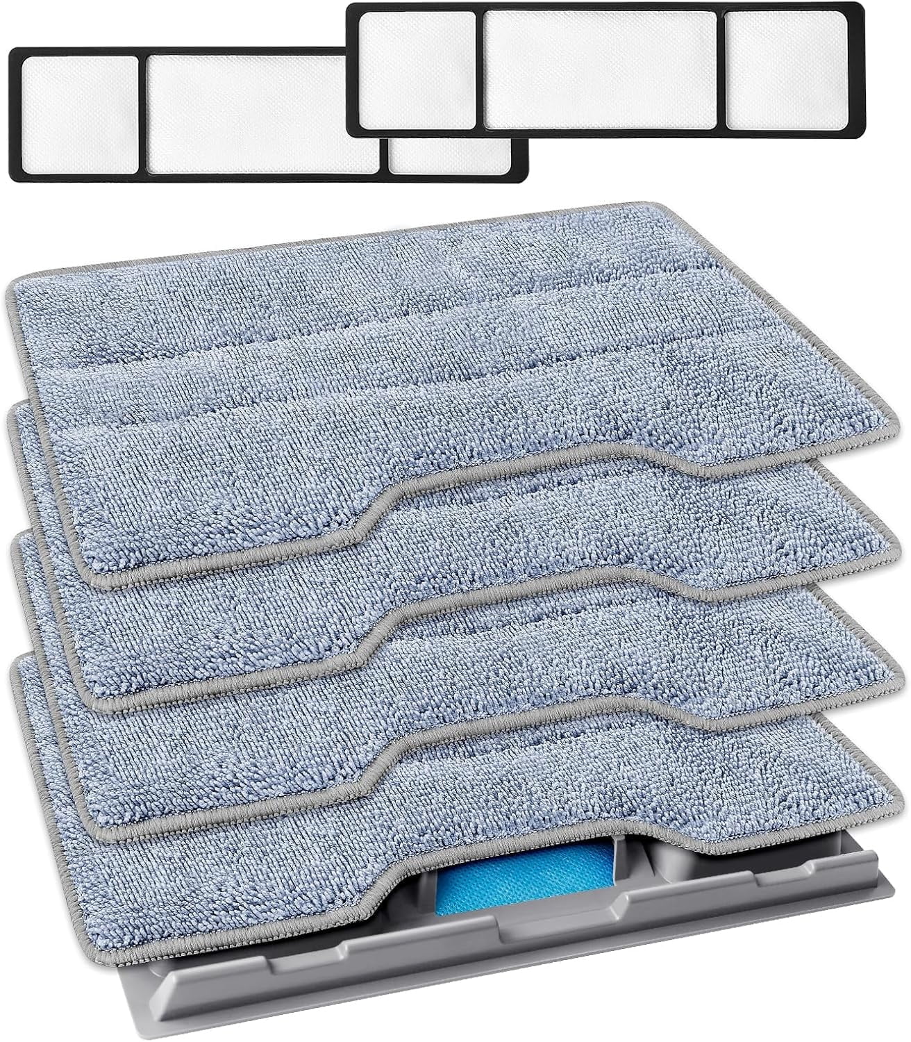 KEEPOW Reusable Vacmop Pads for Shark VM252/VM200/VC205/VM250 ...