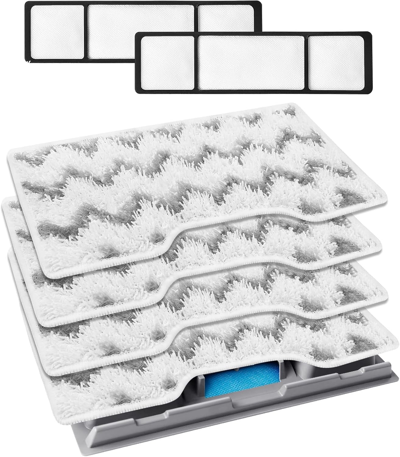 KEEPOW Reusable Replacement Pads Compatible with Shark VM252 VM200P12 ...