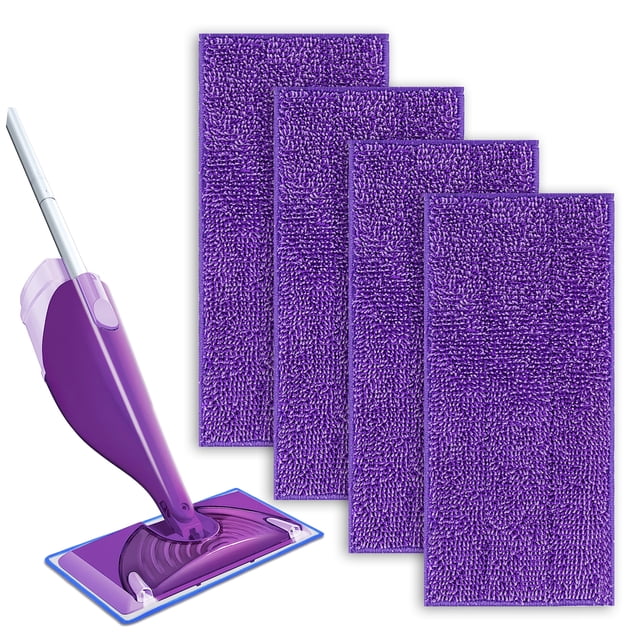 KEEPOW Wet Jet Pads Refills for Swiffer Wet Jet Mop, Reusable Wet Jet ...