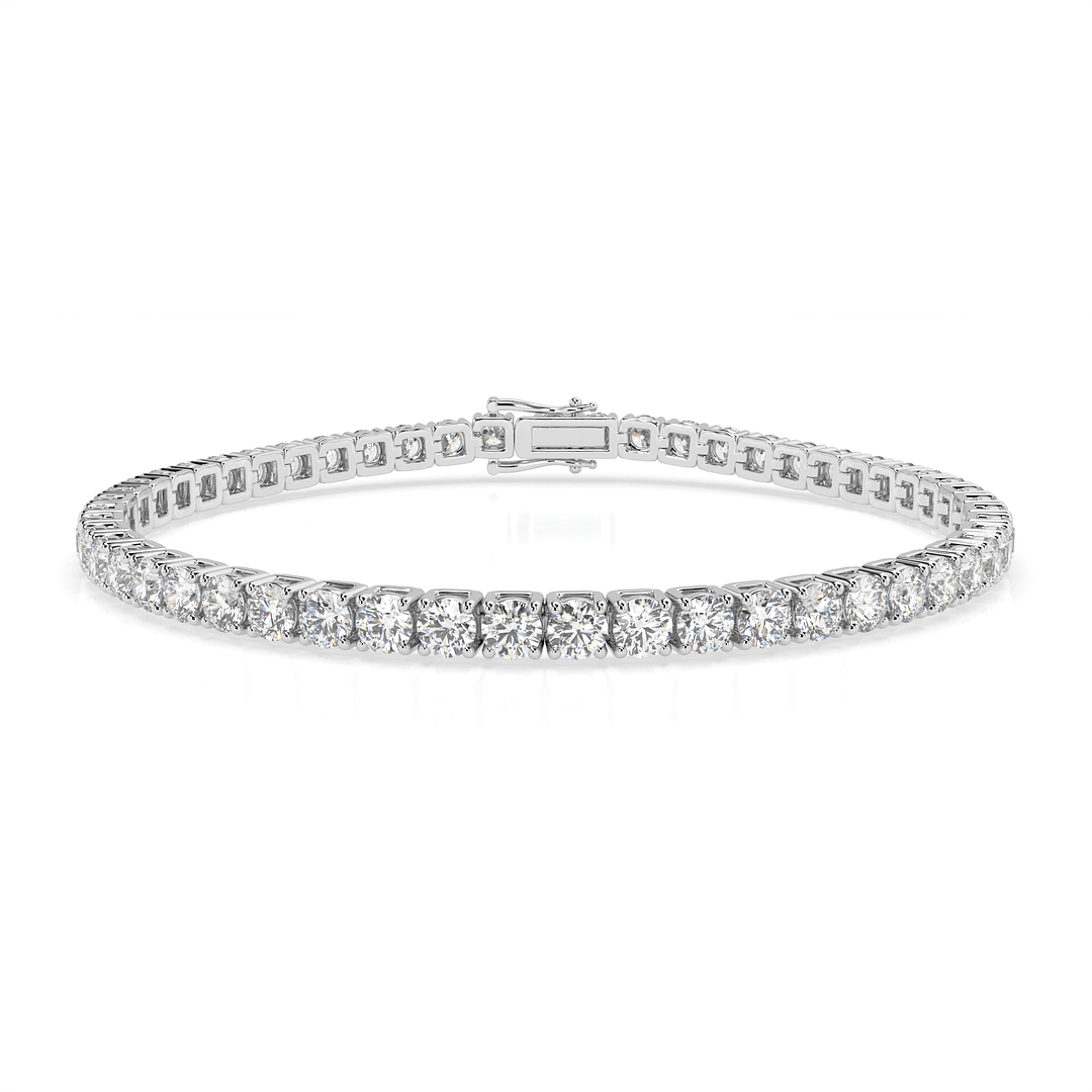 KEEPSTAR 18K Gold Plated Over Silver Cubic Zirconia Classic Tennis ...