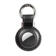 KEEPXYZ For Apple AirTag Holder Keychain, Genuine Leather Air Tag Case ...