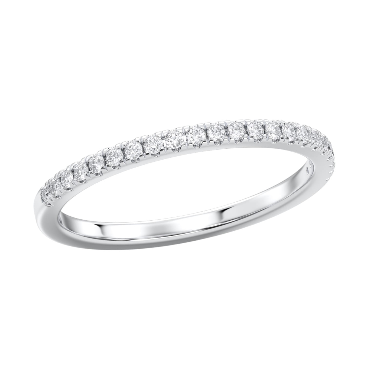 KEEVA JEWELS 0.25 Carat FG/VS Round Diamond Wedding Band for Women Made ...