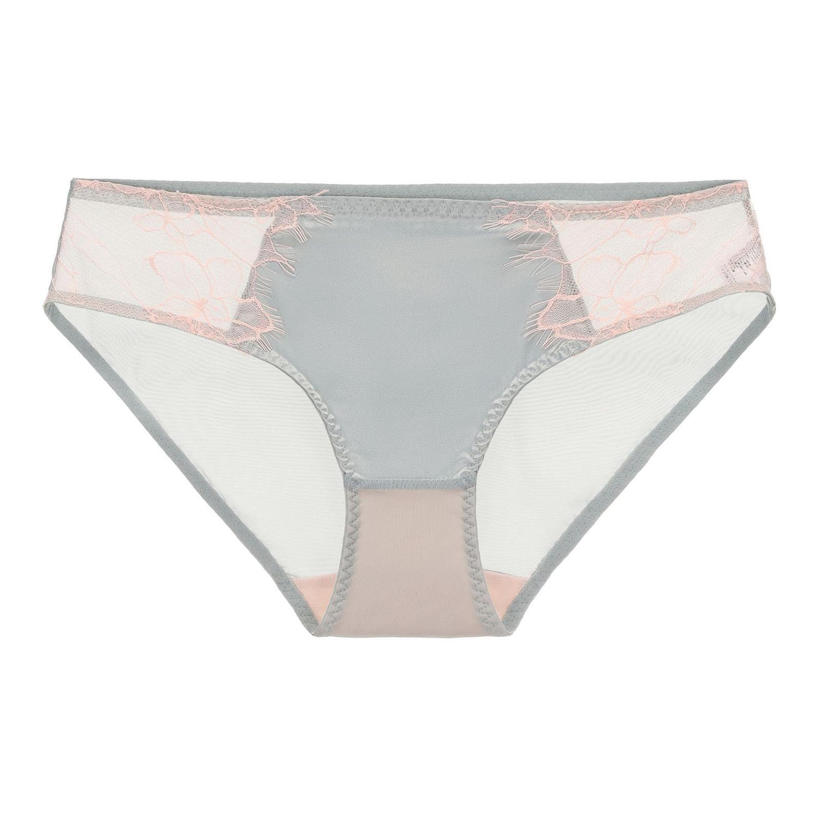 KEGIRLOM Underwear French Thin Perspective Mesh Lace Underwear Cropping ...