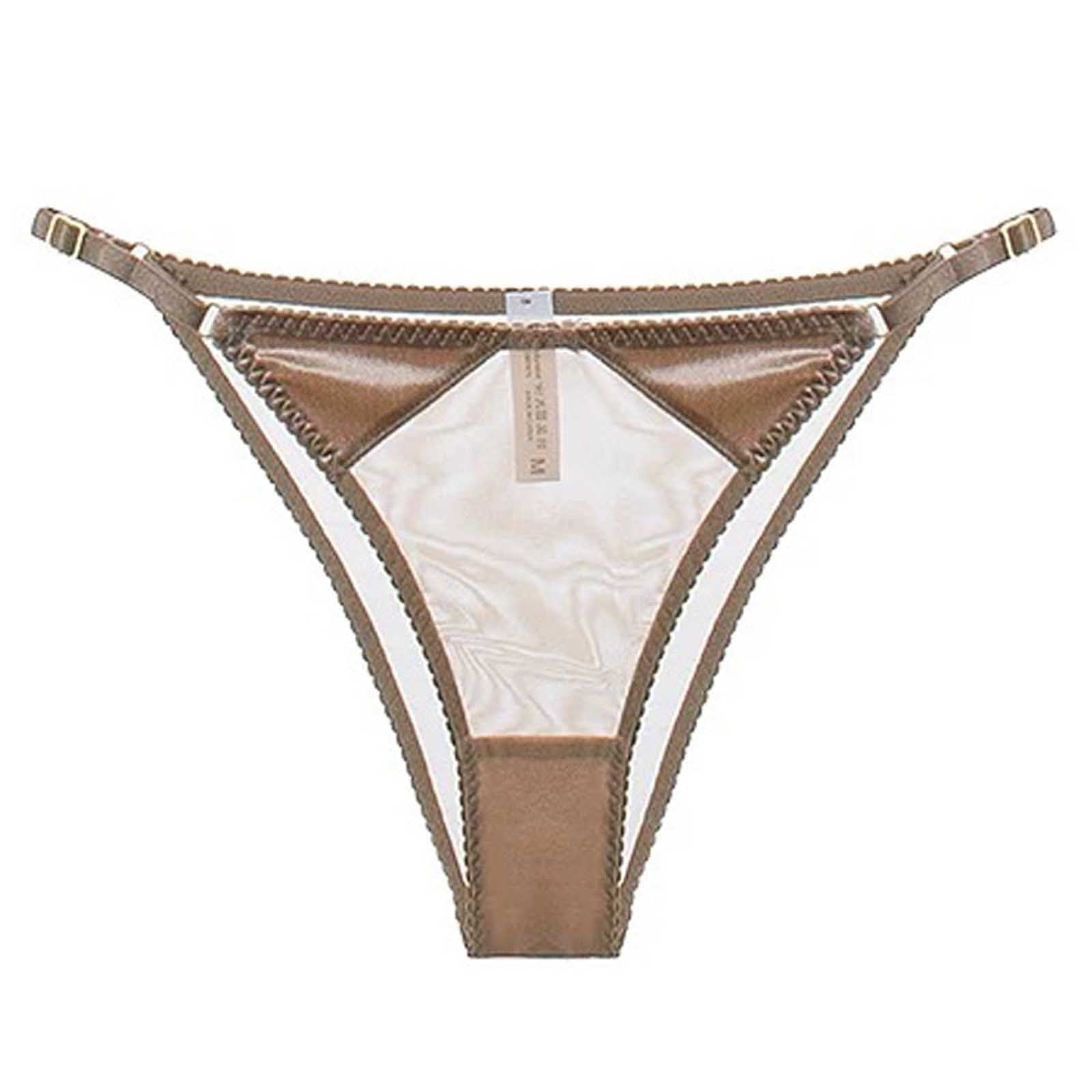 KEGIRLOM Underwear French Thin Perspective Mesh Lace Underwear Cropping ...