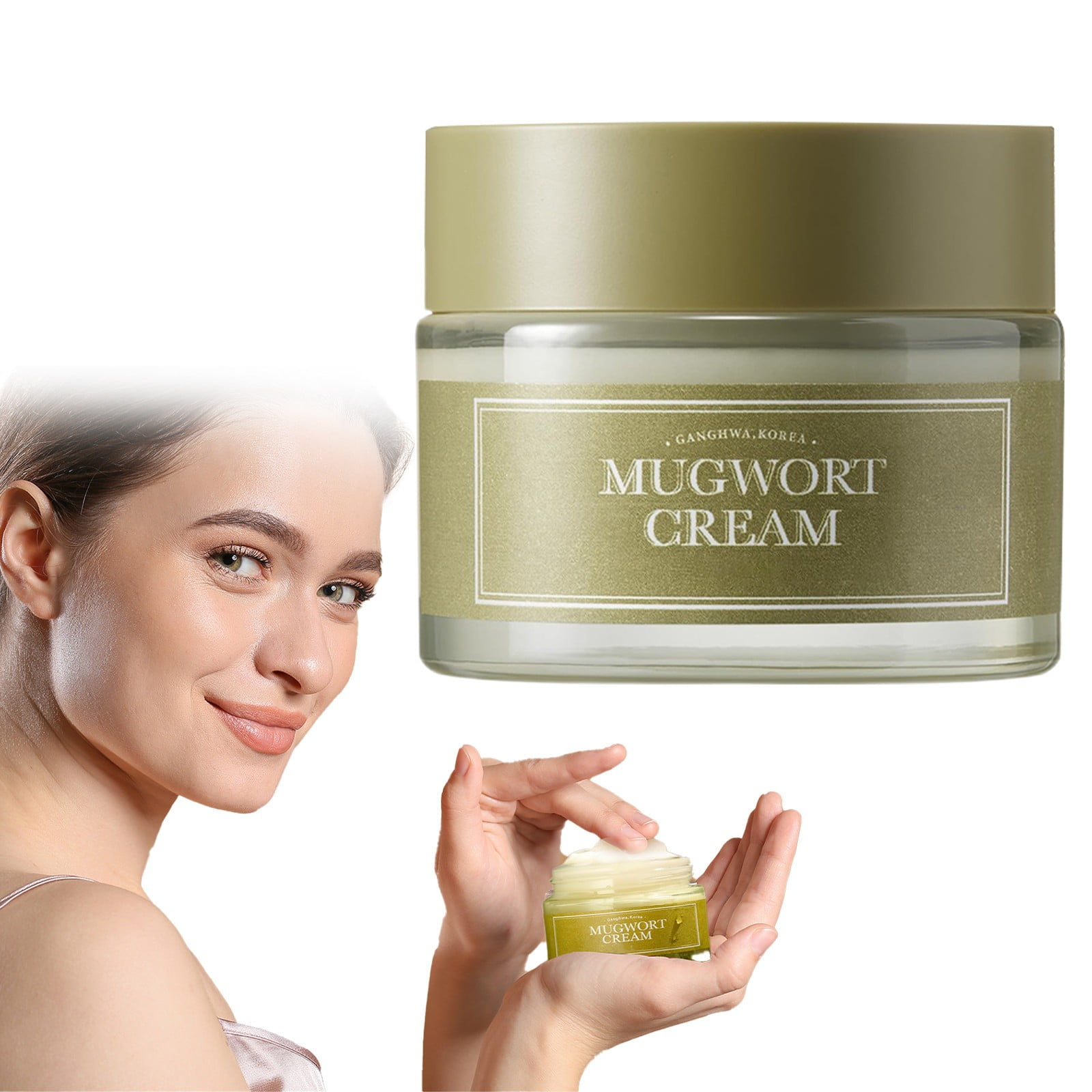 KEGUALV Deals! I'm from Mugwort Cream for all skin type, Moisturizer Mugwort Extract, Soothing ...