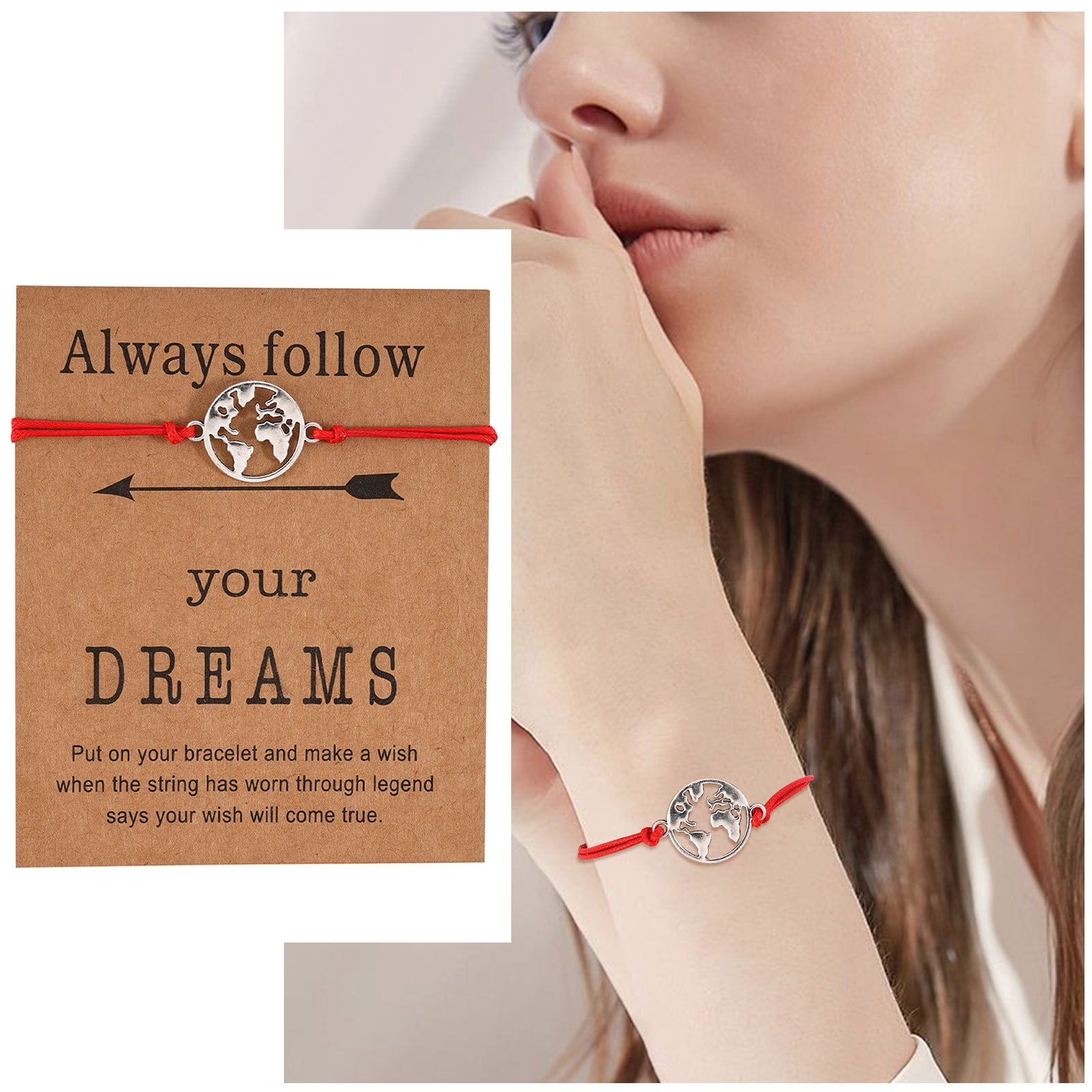 KEGUALV Distance Matching Bracelets For Couples Best Friend Friendship Bracelet Mother Daughter ...