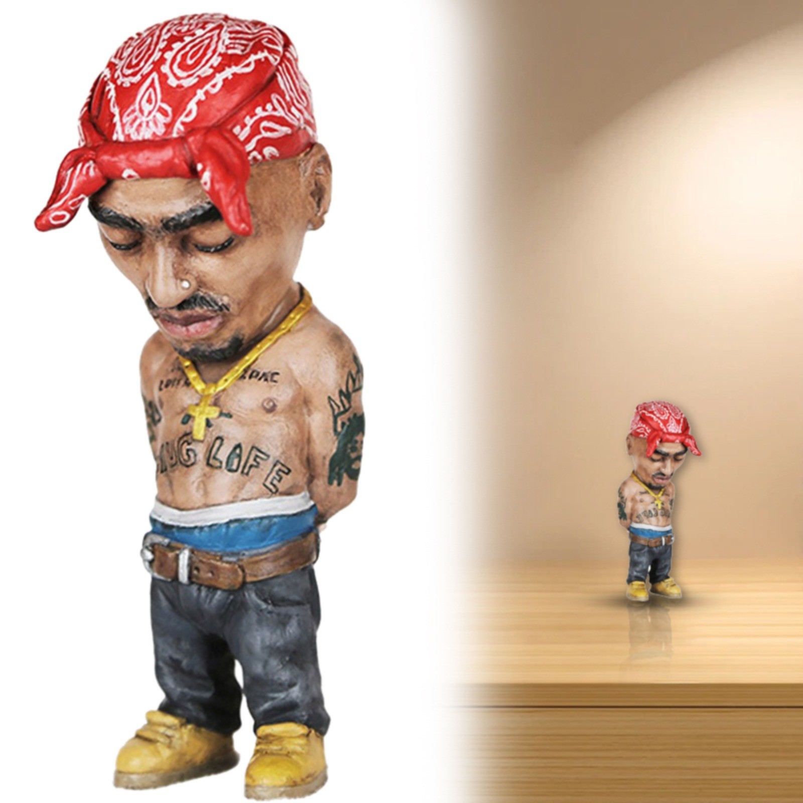KEGUALV Flash Deals! Commemorative Resin Ornaments "Legend" Hip Hop ...