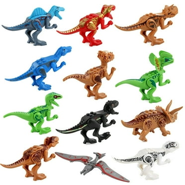 Bloco Toys Ankylosaur & Young Raptors | STEM Toy | Jurassic Dinosaurs ...