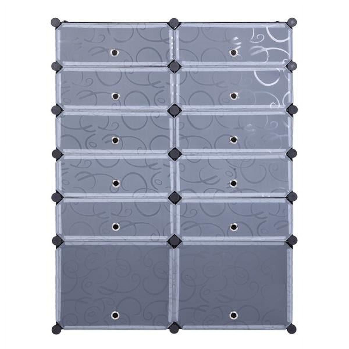 KEINXS 20 Cube Organizer Stackable Plastic Cube Storage Shelves Design ...