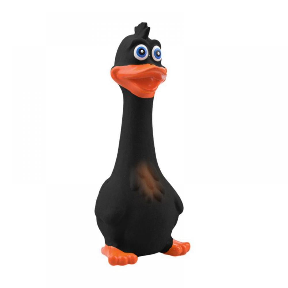 KEINXS 3 Packs Latex Rubber Chicken Duck Squeaky Dog Toys Interactive ...