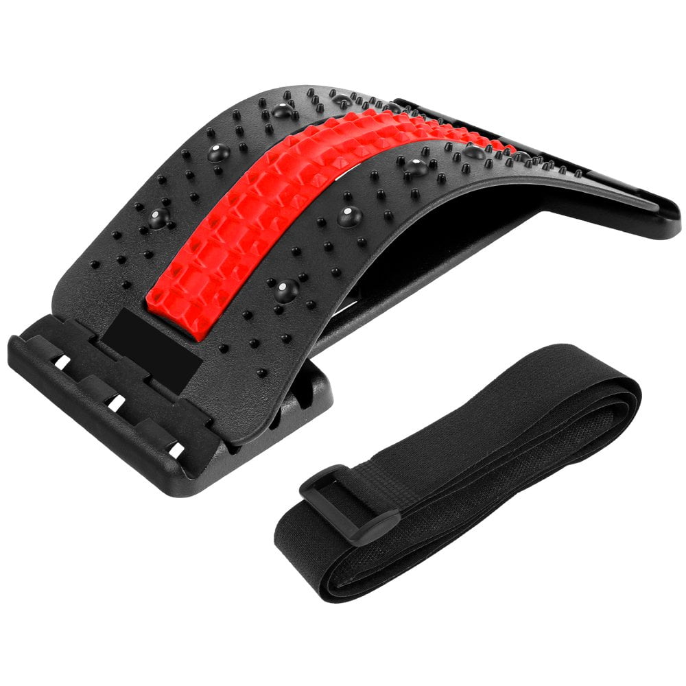 KEINXS Adjustable Back Massager Back Stretcher 4 Level Spine Stretcher ...