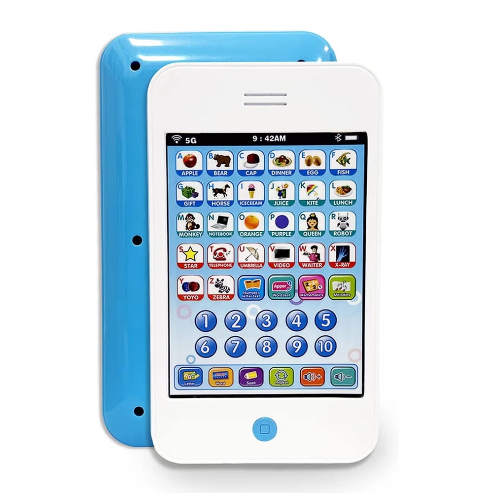 KEINXS Baby Phone /Kids Tablet Learn Alphabets Words Numbers Music ABC ...