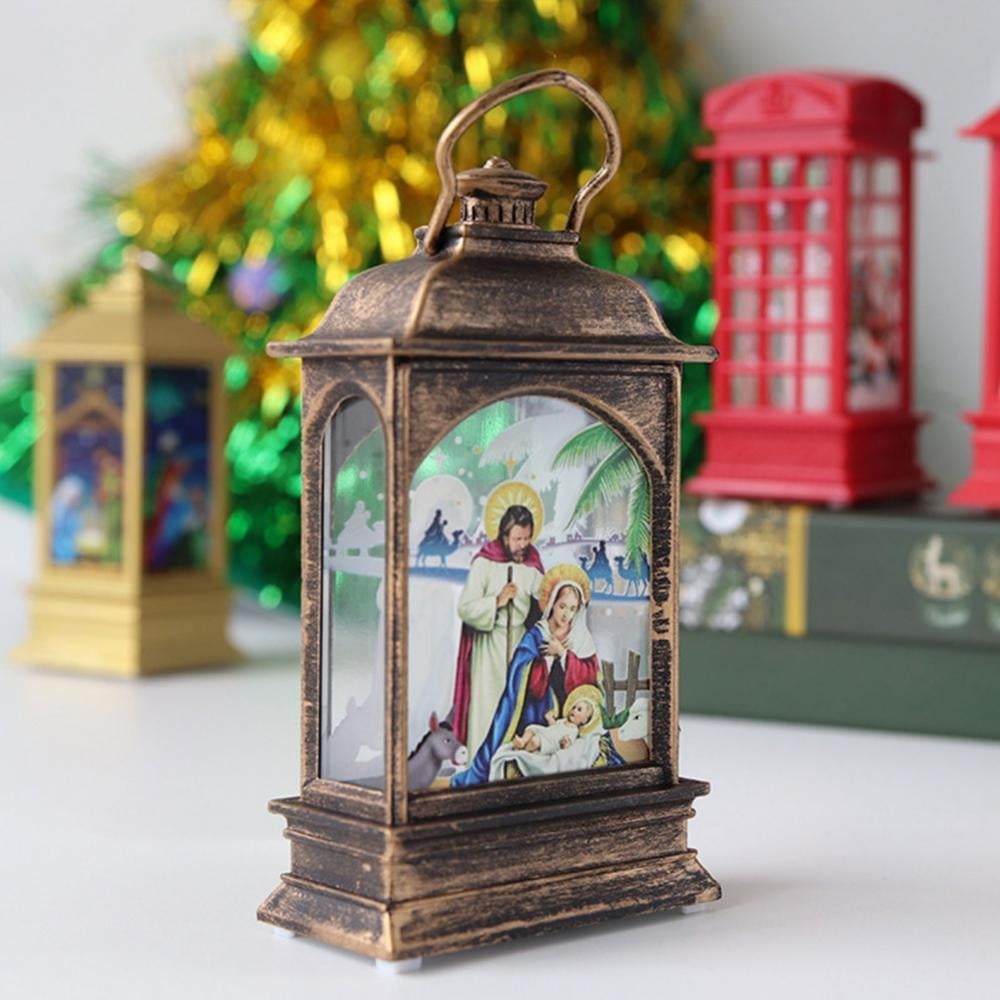 KEINXS Battery Operated & Plug-in Musical Lighted Christmas Snow ...