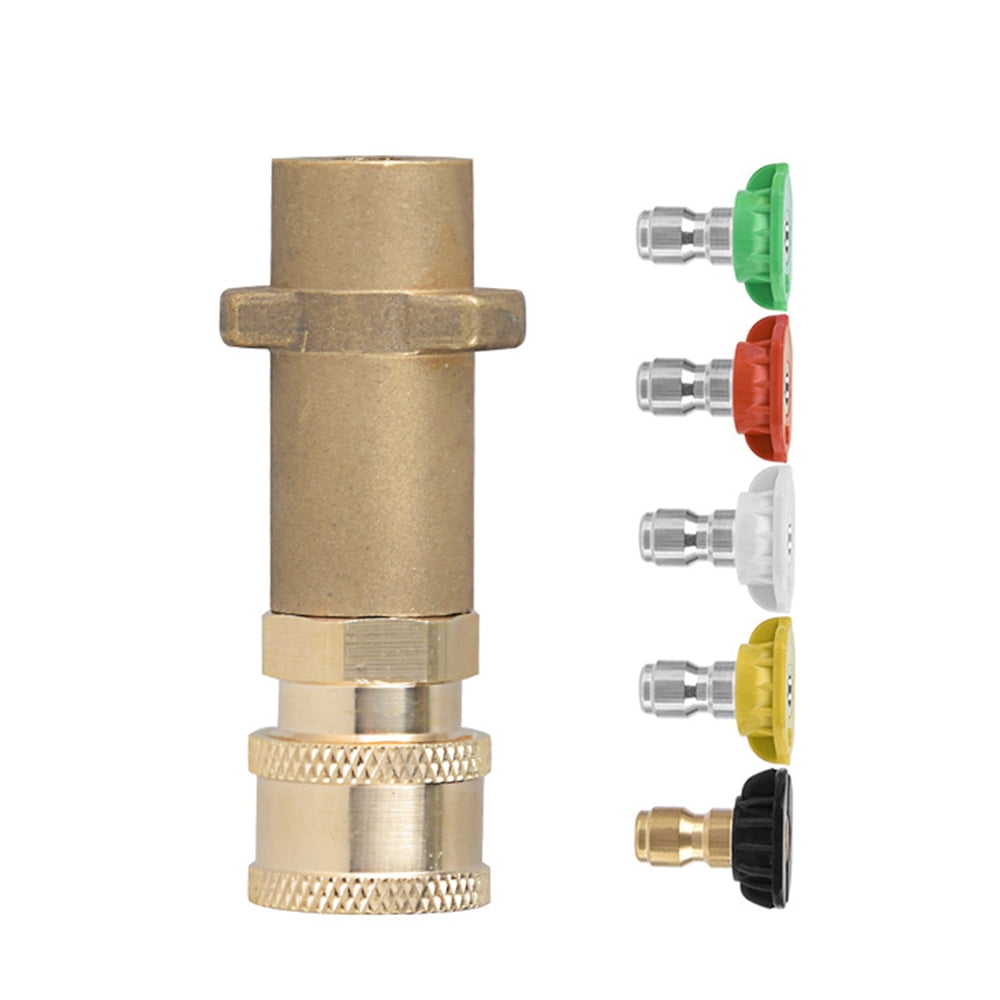 KEINXS Brass Pressure Washer Gun Adapter with 1/4" Female Quick Connect ...