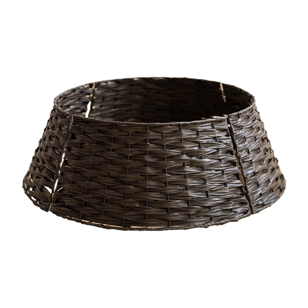 KEINXS Christmas Tree Basket Christmas Tree Collar Wicker for ...
