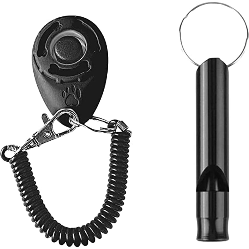 KEINXS Dog Puppy Clicker & Whistle Trainer - Teardrop Kit, Training in ...