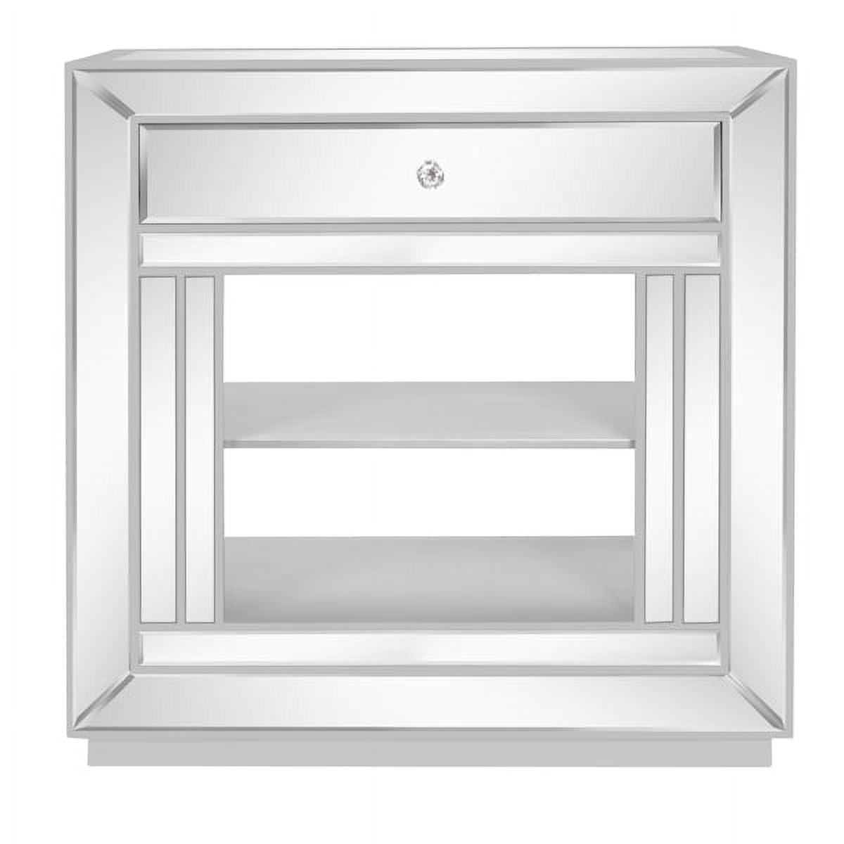 KEINXS FCH silver density board with mirror back shape TV cabinet ...
