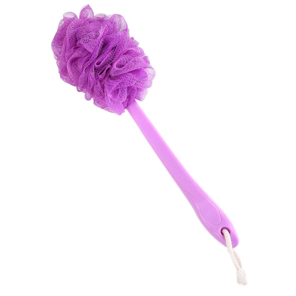KEINXS Long Handle Bath Sponge Netted Brush Hanging Shower Loofah Brush ...