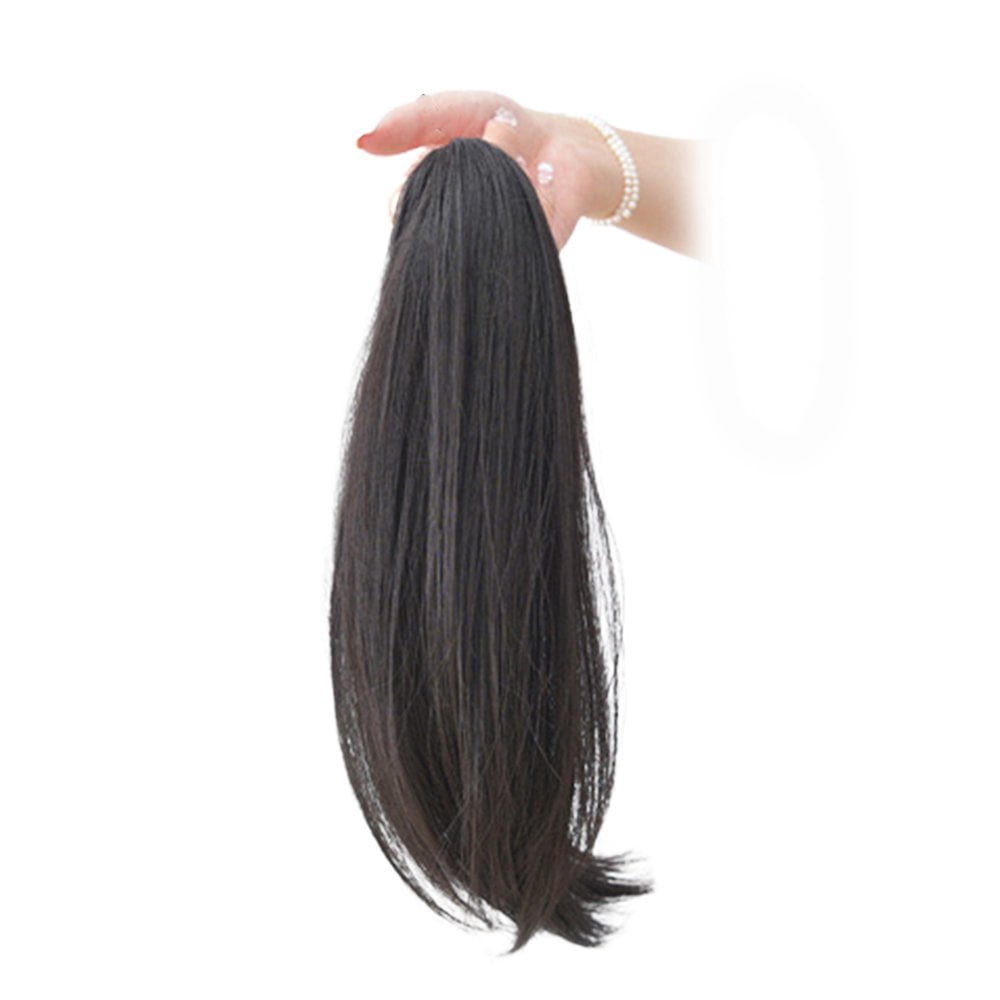 KEINXS Pony Tail Wig High Ponytail Wig Ladies Medium Long Curly Hair ...