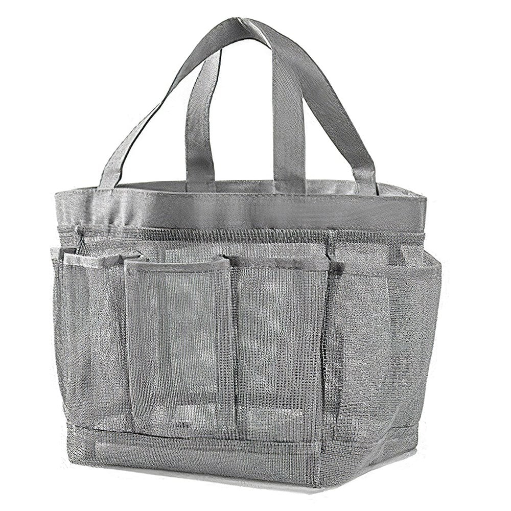 KEINXS Portable Waterproof Mesh Bathroom Hanging Storage Bag Multi ...