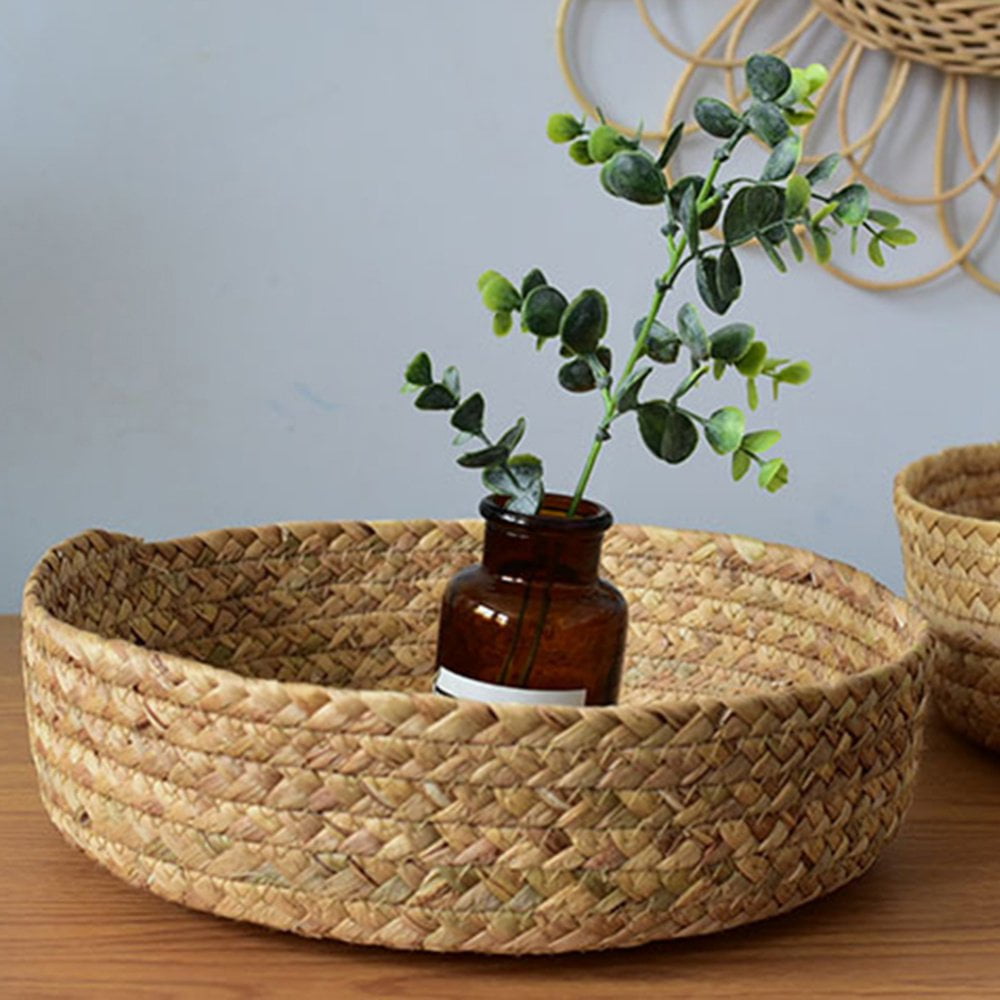 KEINXS Rattan Baskets Set for Organizing Wicker Storage Basket for ...