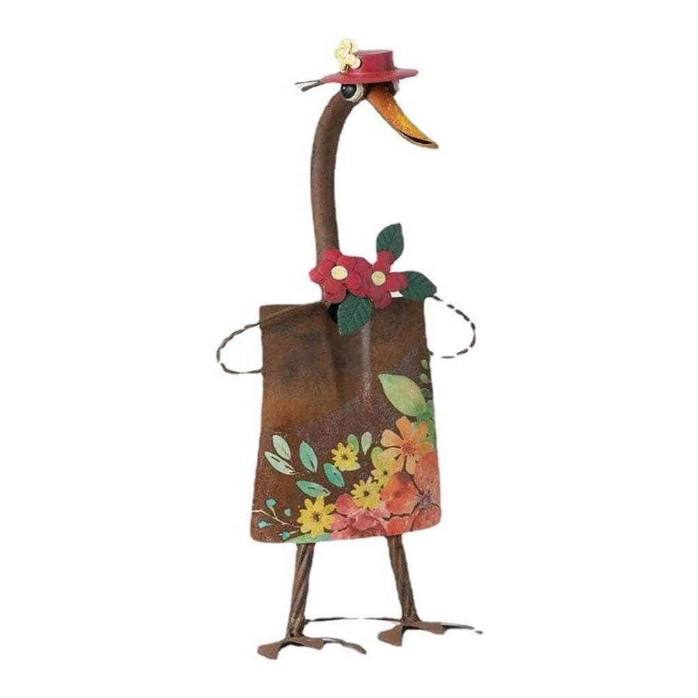 KEINXS Sculptures Statues Cute Duck Garden Arts Shovel Statue ...