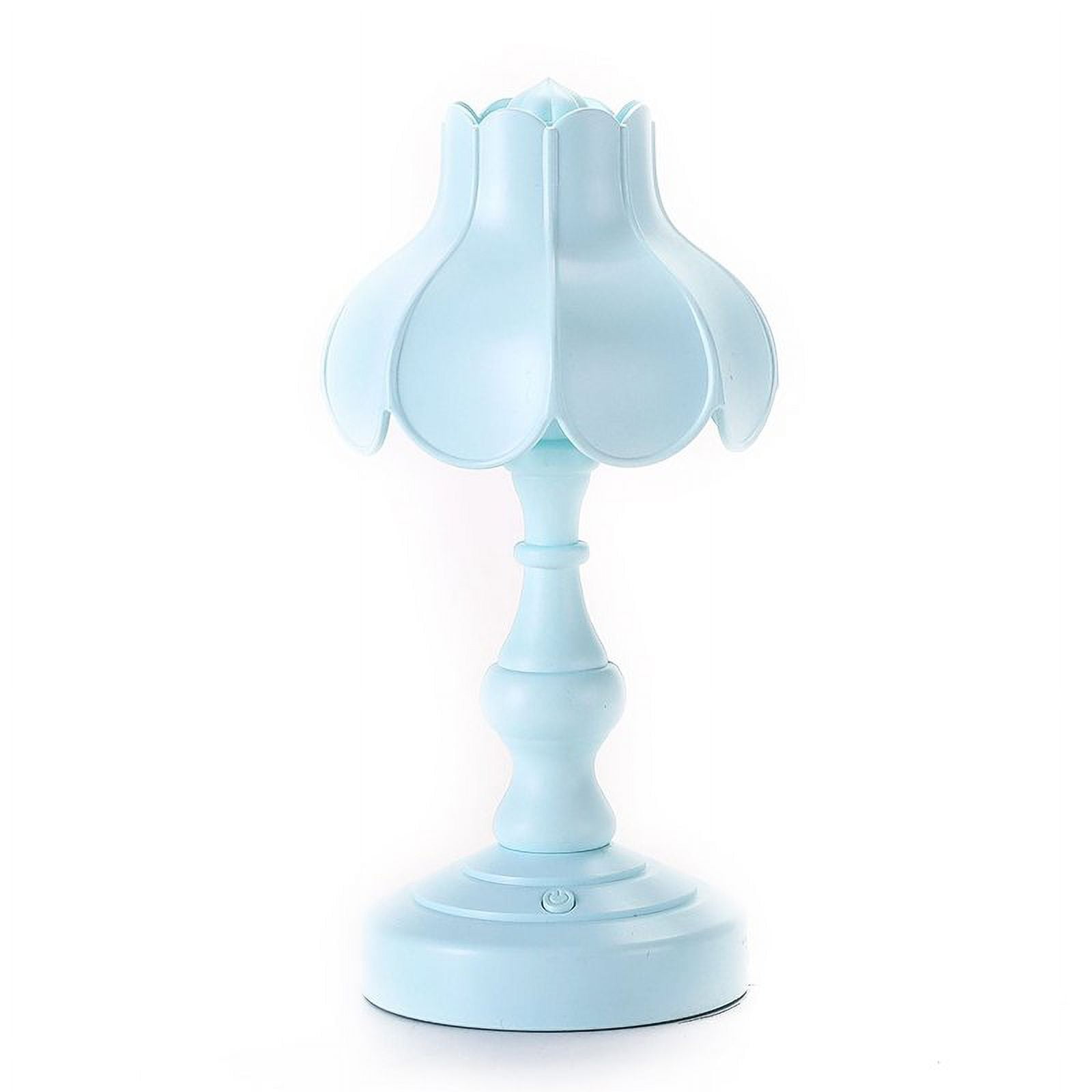 KEINXS Small Table Reading Light Vintage Accent Flower Shaped ...