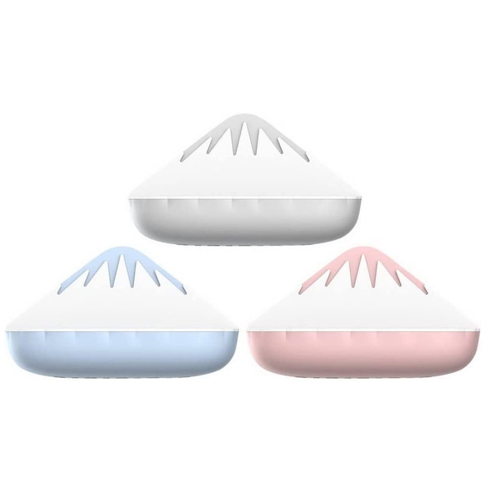 KEINXS Soap Dish Holder, Wall Mounted Soap Box with Water Drainage ...