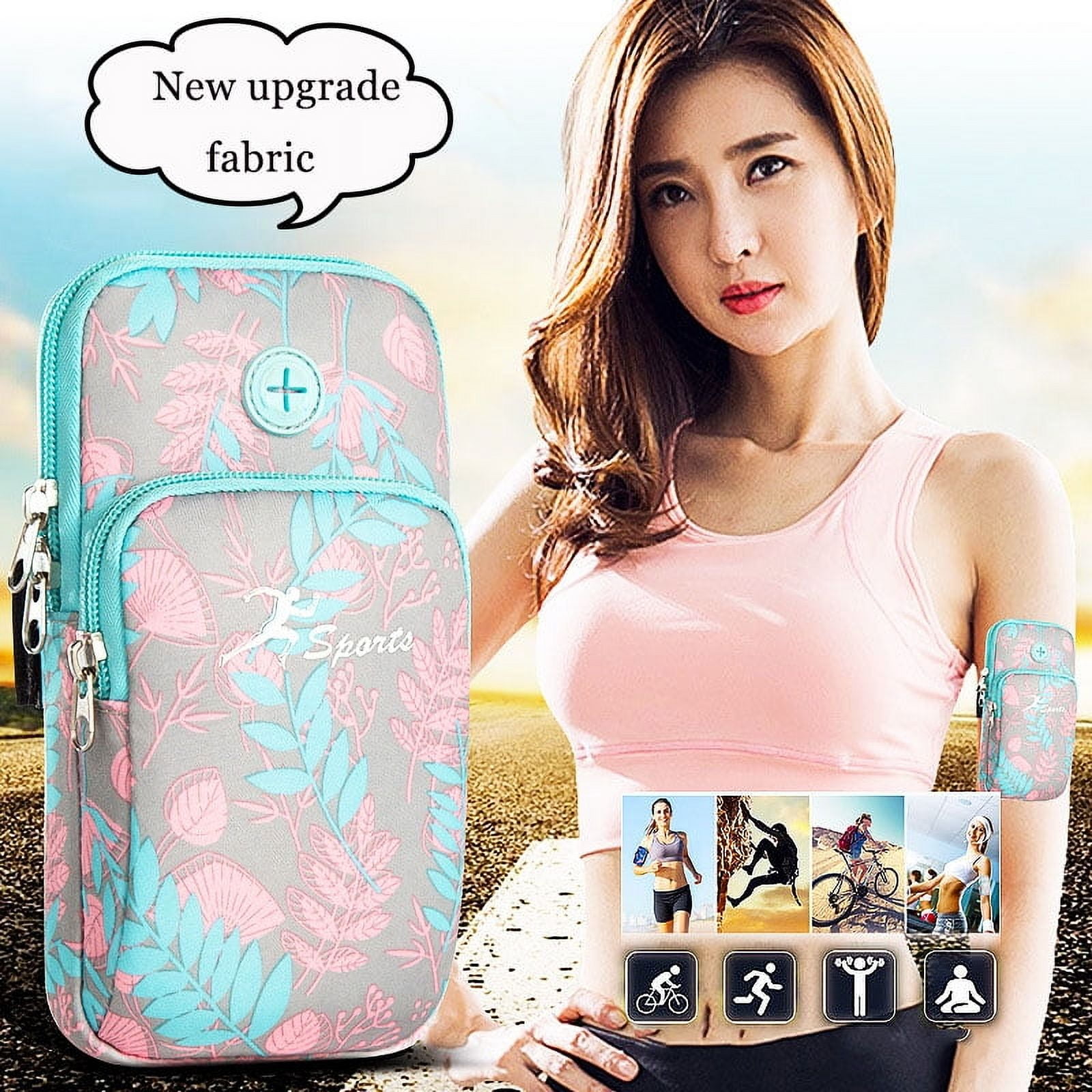 KEINXS Sport Armband Running Jogging Gym Cell Phone Holder Case Pouch ...