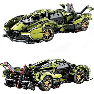 QOQ Super Sports Car Toy Building Kit, 1:10 Scale Adult Collectible ...