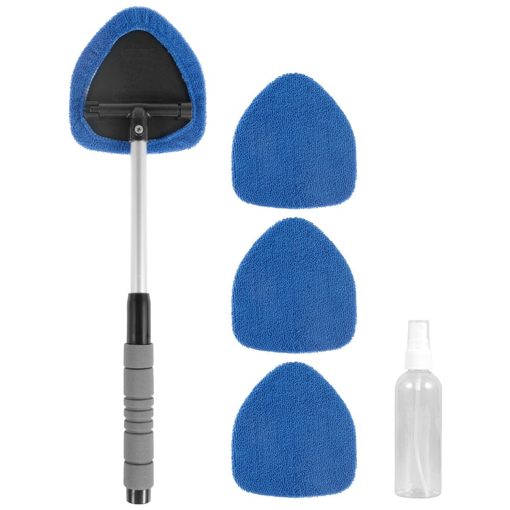 KEINXS Windshield Cleaner Microfiber Car Window Cleaner with 4 Reusable ...