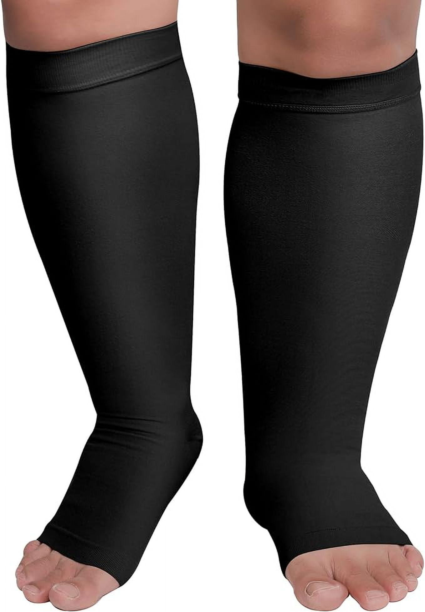 KEKING® Extra Wide Calf Compression Socks for Men & Women, 20-30 mmHg ...