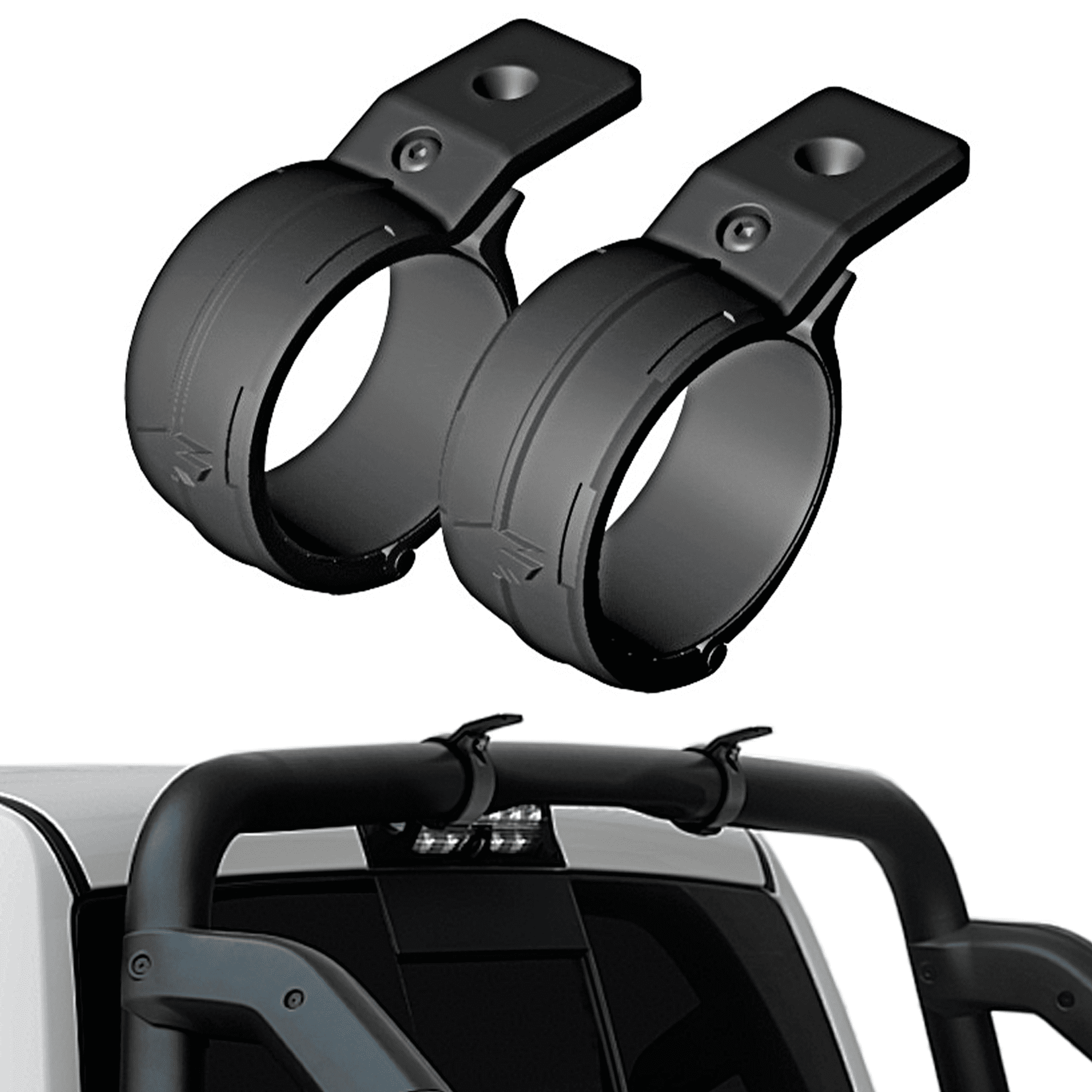 KEKO - LED Light Bar Mount Brackets - Compatible with All Sport Bars ...