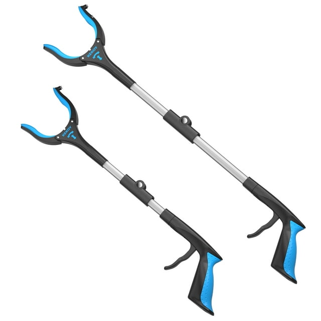 KEKOY 2-Pack 32″ and 26″ Grabber Reacher with 360° Rotating Jaw ...