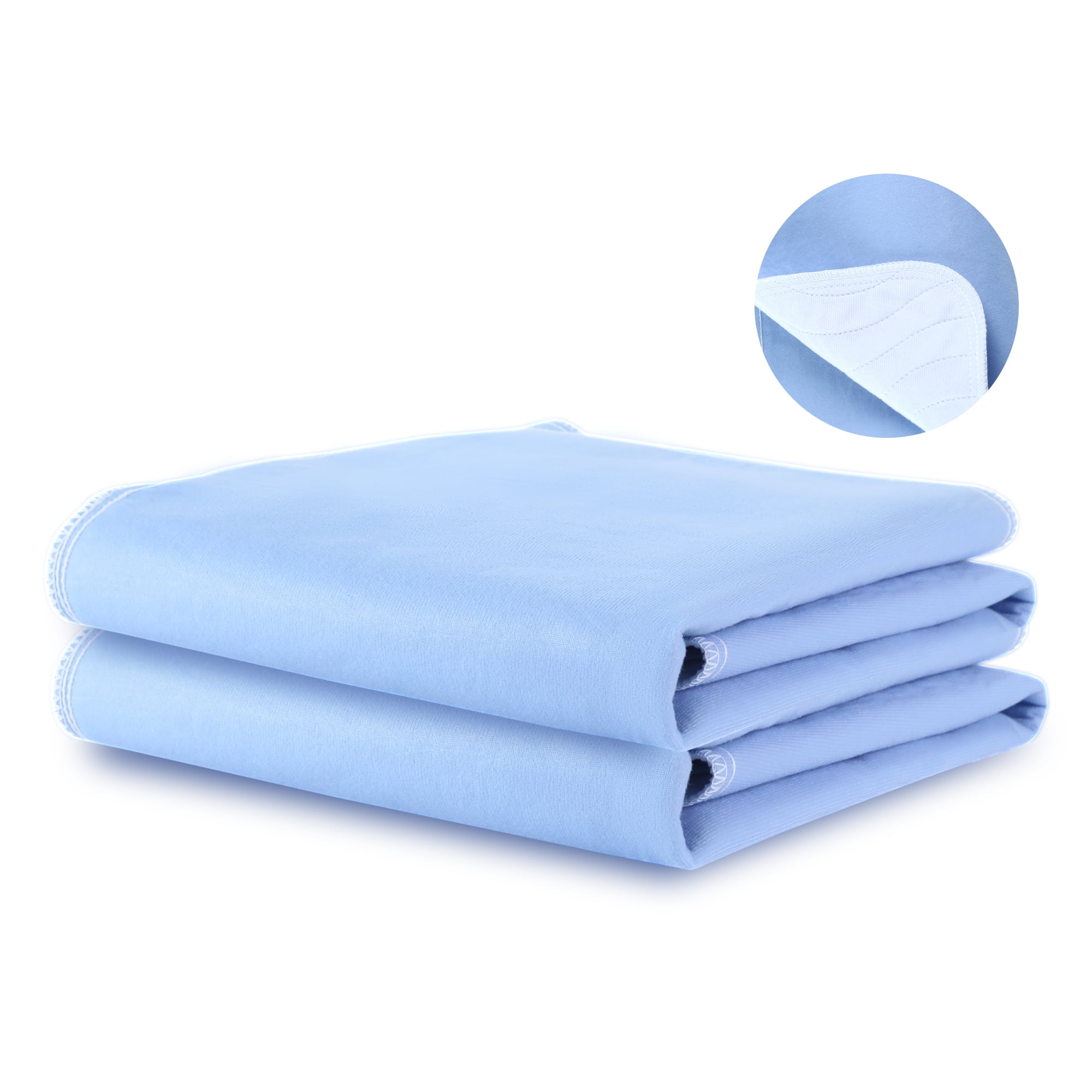 KEKOY 2Pack Reusable & Washable Incontinence Bed Pads 34x36inch ...