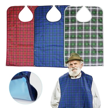 Napkleen Disposable Adult Bibs, 13 x 18 Inch - Pack of 50 - Walmart.com