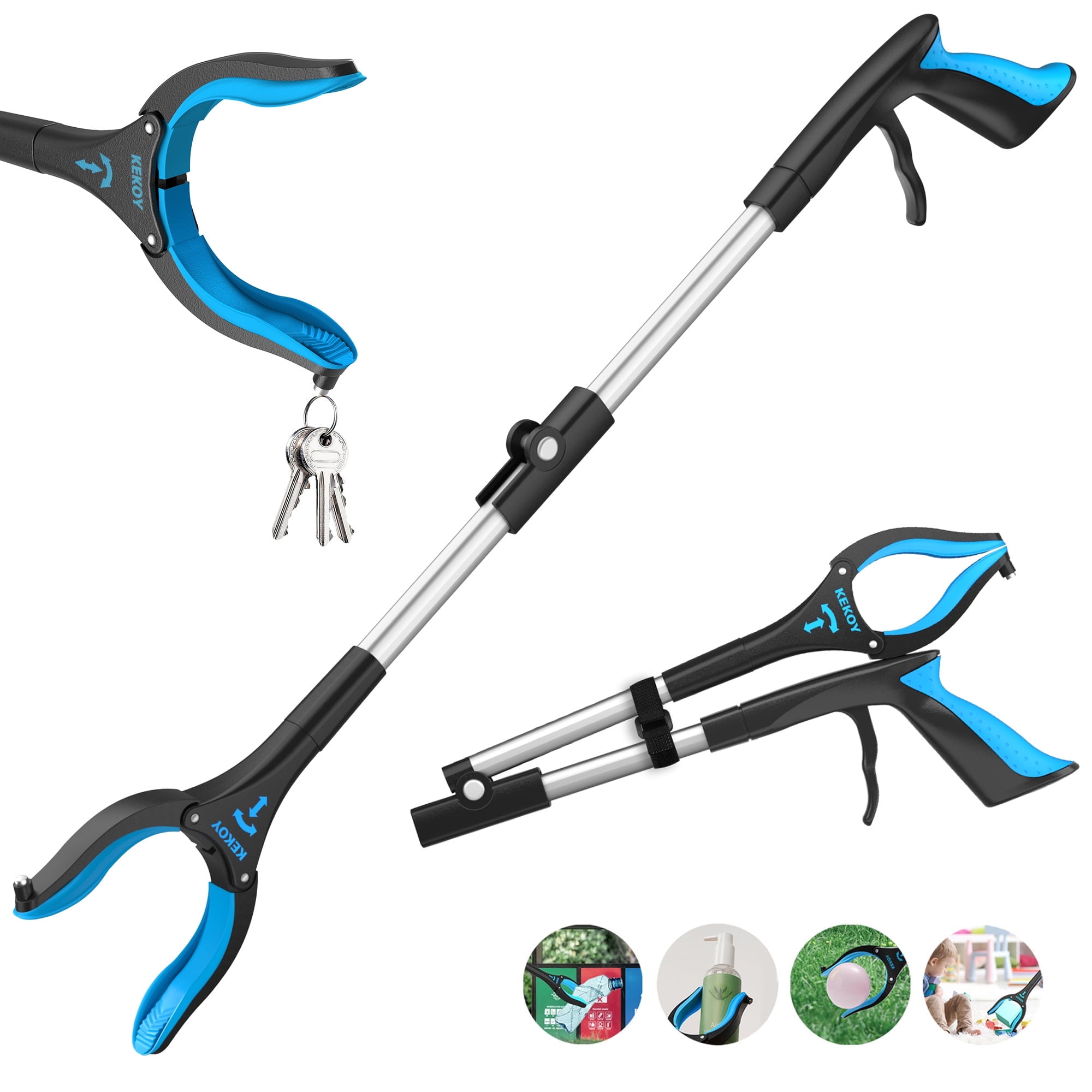 KEKOY 32 inch Grabber Reaching Tool, Reacher Grabber for Elderly ...