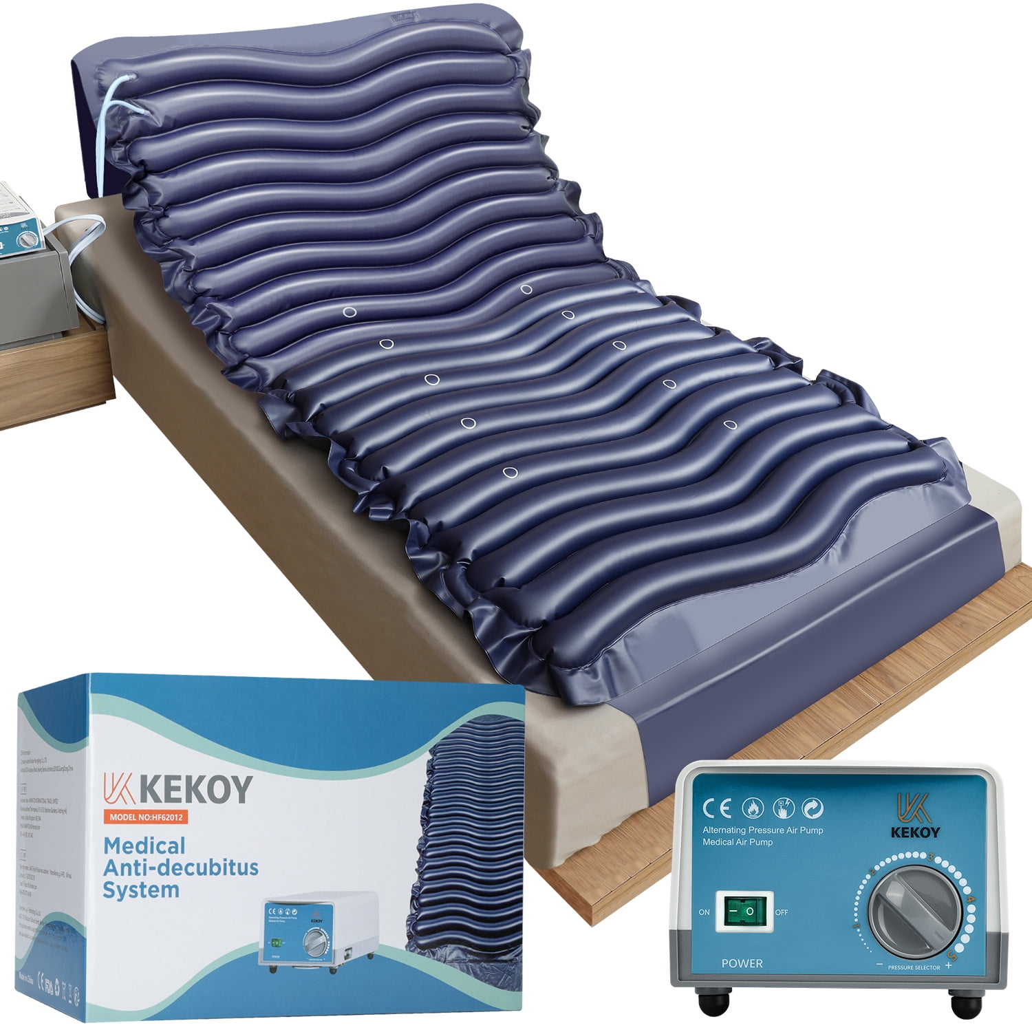 KEKOY Alternating Air Pressure Mattress Pad, Bed Sore Prevention ...