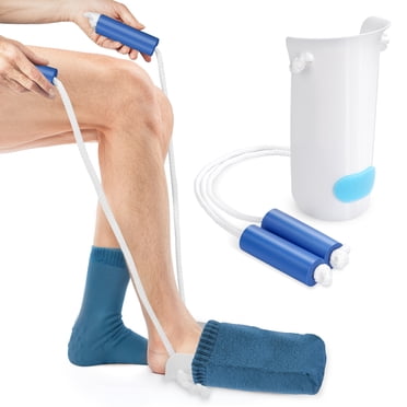 Essential Medical Supply Flexible Terry Cloth Sock Aid with Long Foam ...