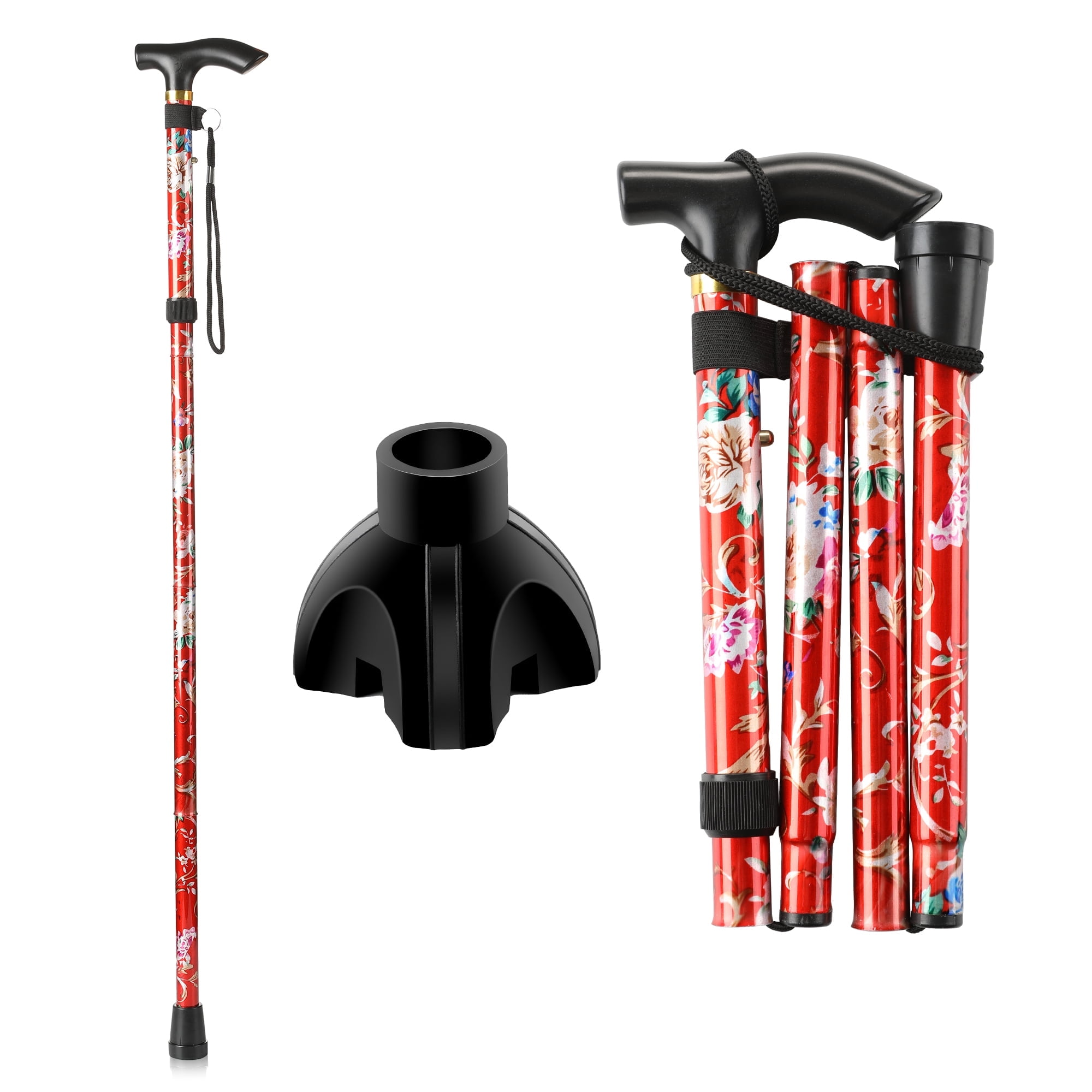 "KEKOY Foldable Walking Cane, 34""-37"" Adjustable Height, for Men ...