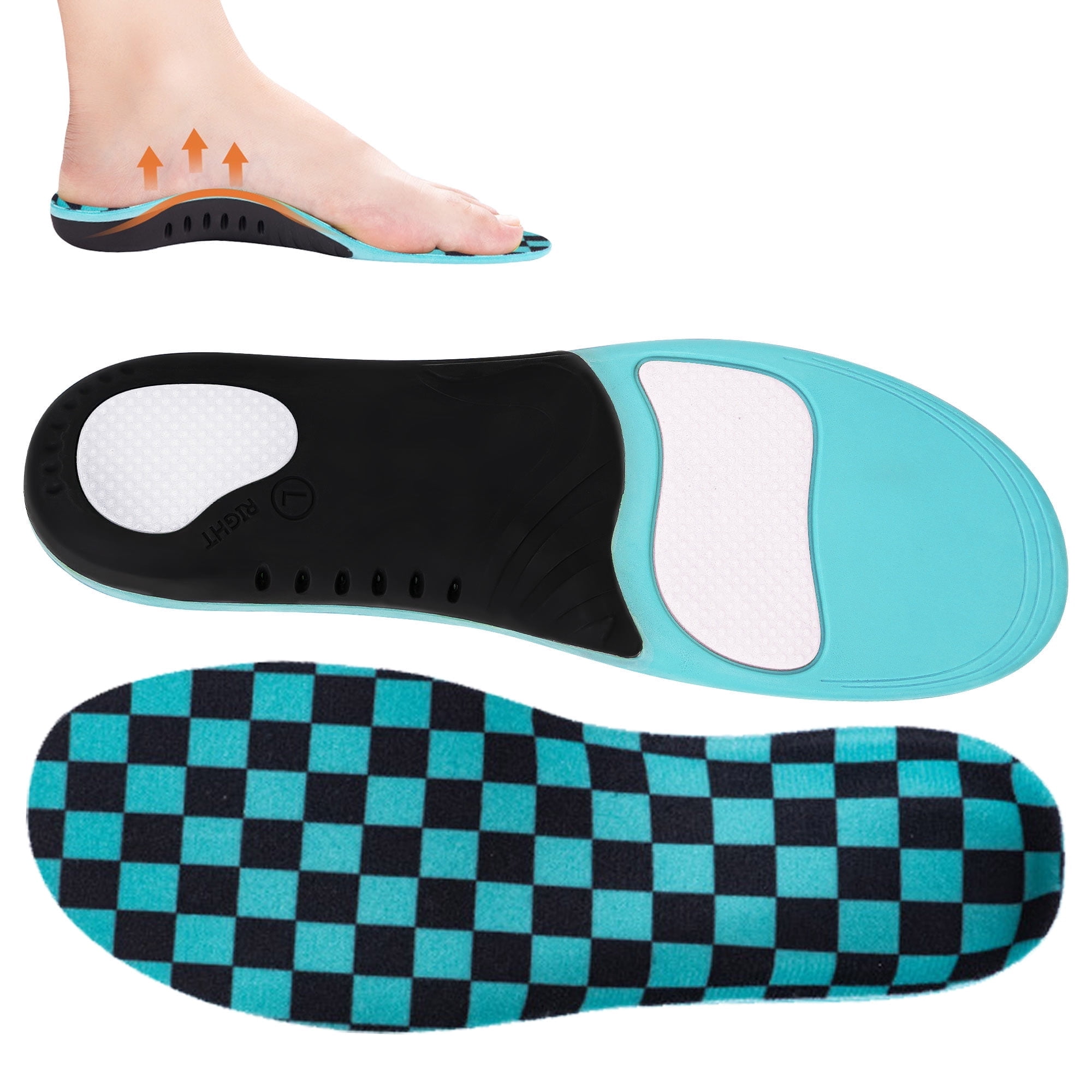 KEKOY Orthotic Arch Support Shoe Inserts Insoles for Flat Feet,Feet ...