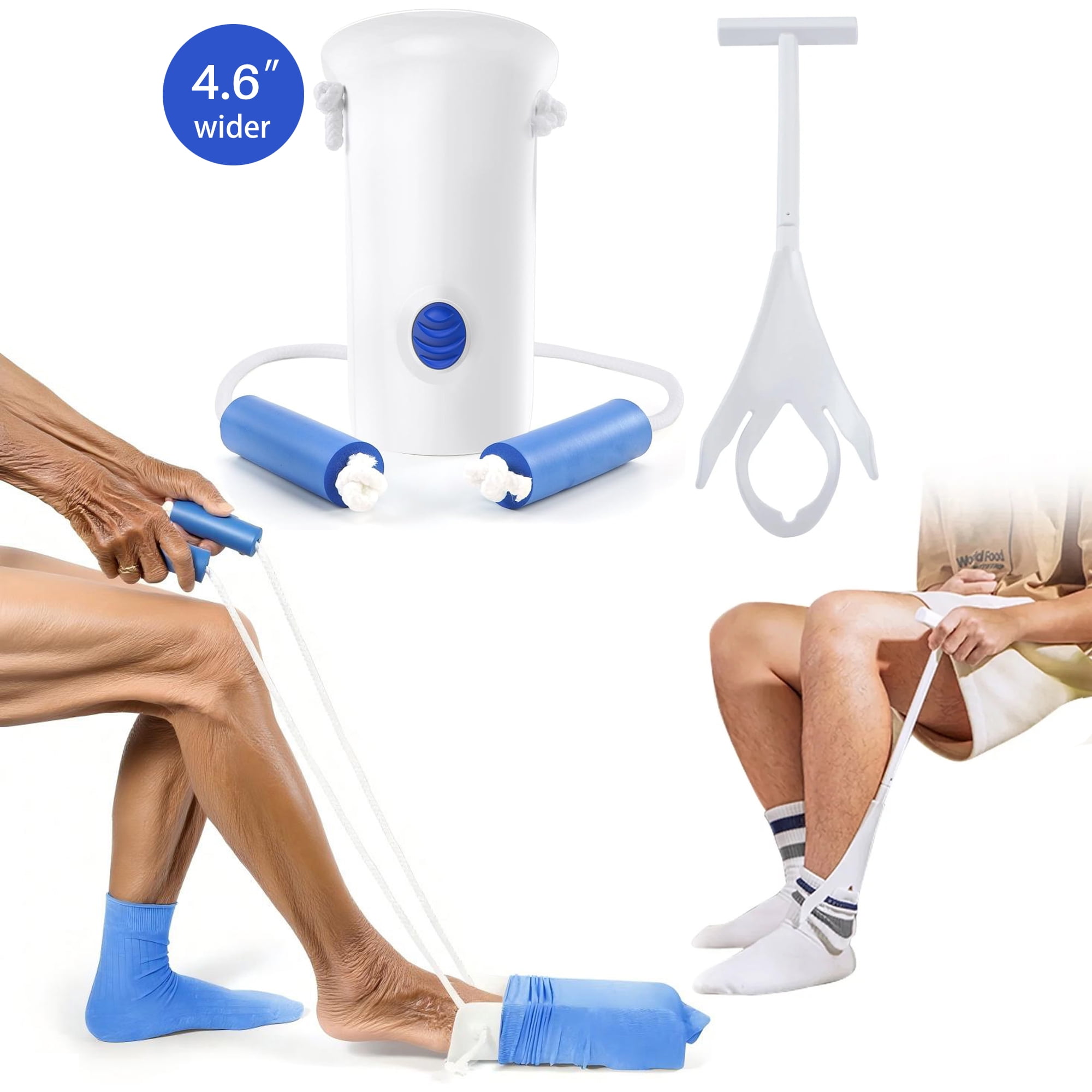 KEKOY Sock Helper for Seniors with Upgraded 4.6 inch Width, 2 Pack Sock ...